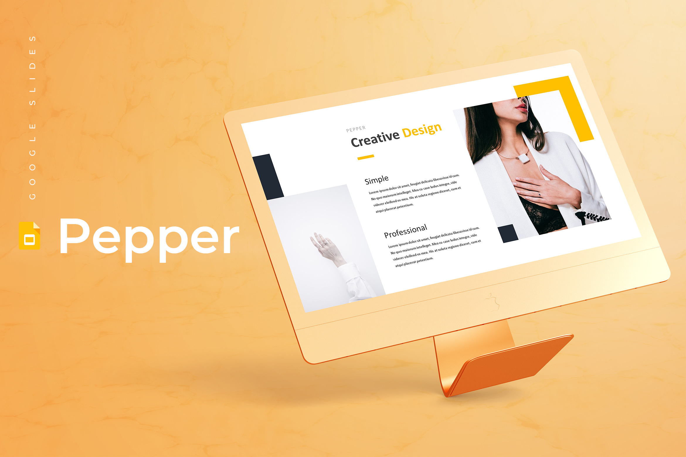 Pepper - Google Slides Template, a Presentation Template by AQR Studio
