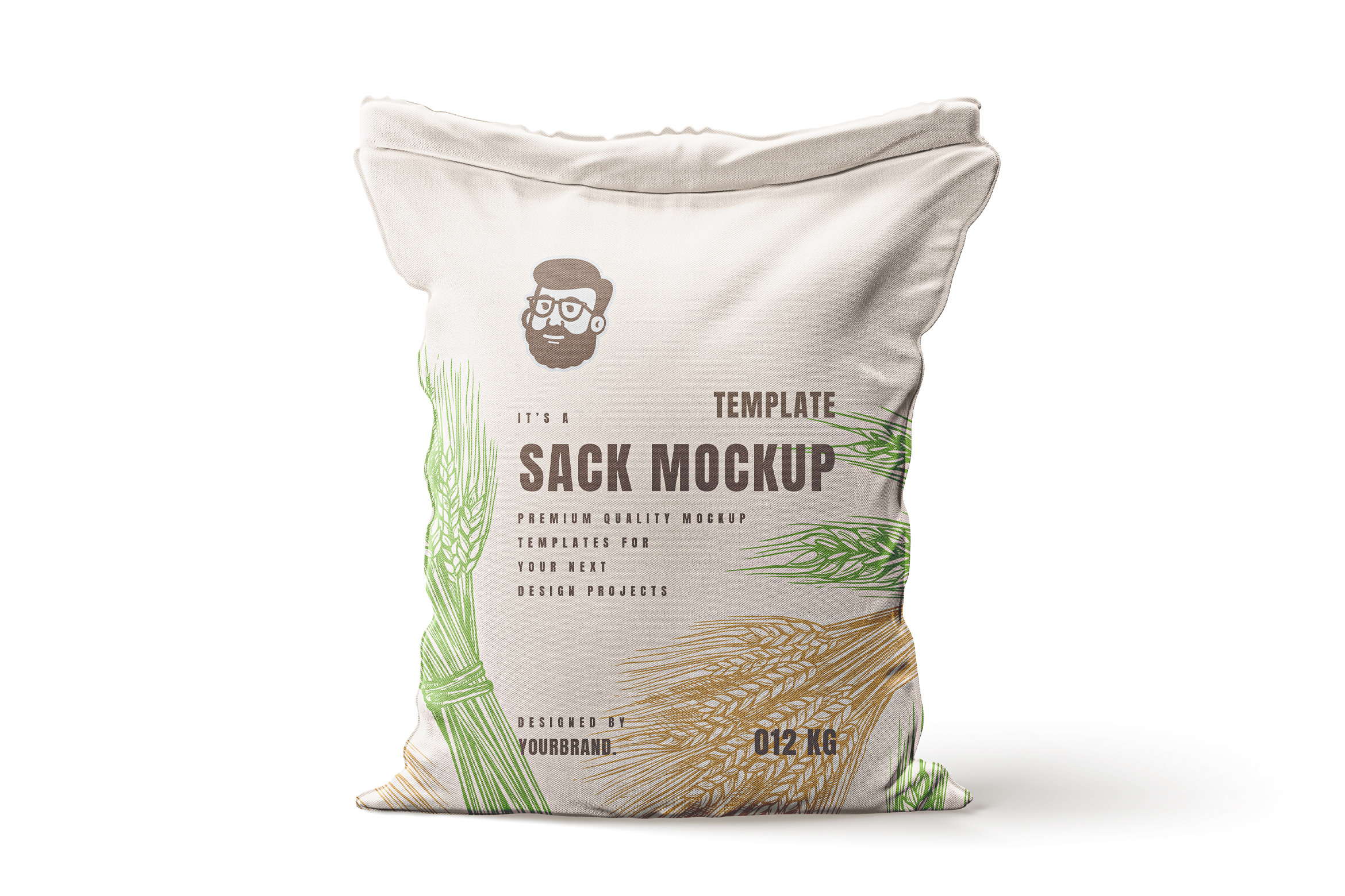 Wheat Sack Mockup, a Packaging Mockup by Designer Dude