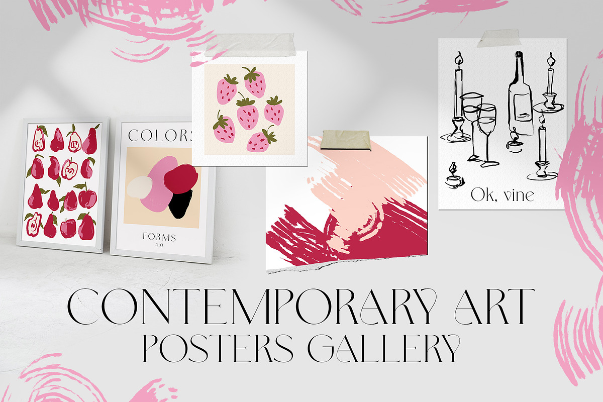 CONTEMPORARY ART POSTERS gallery