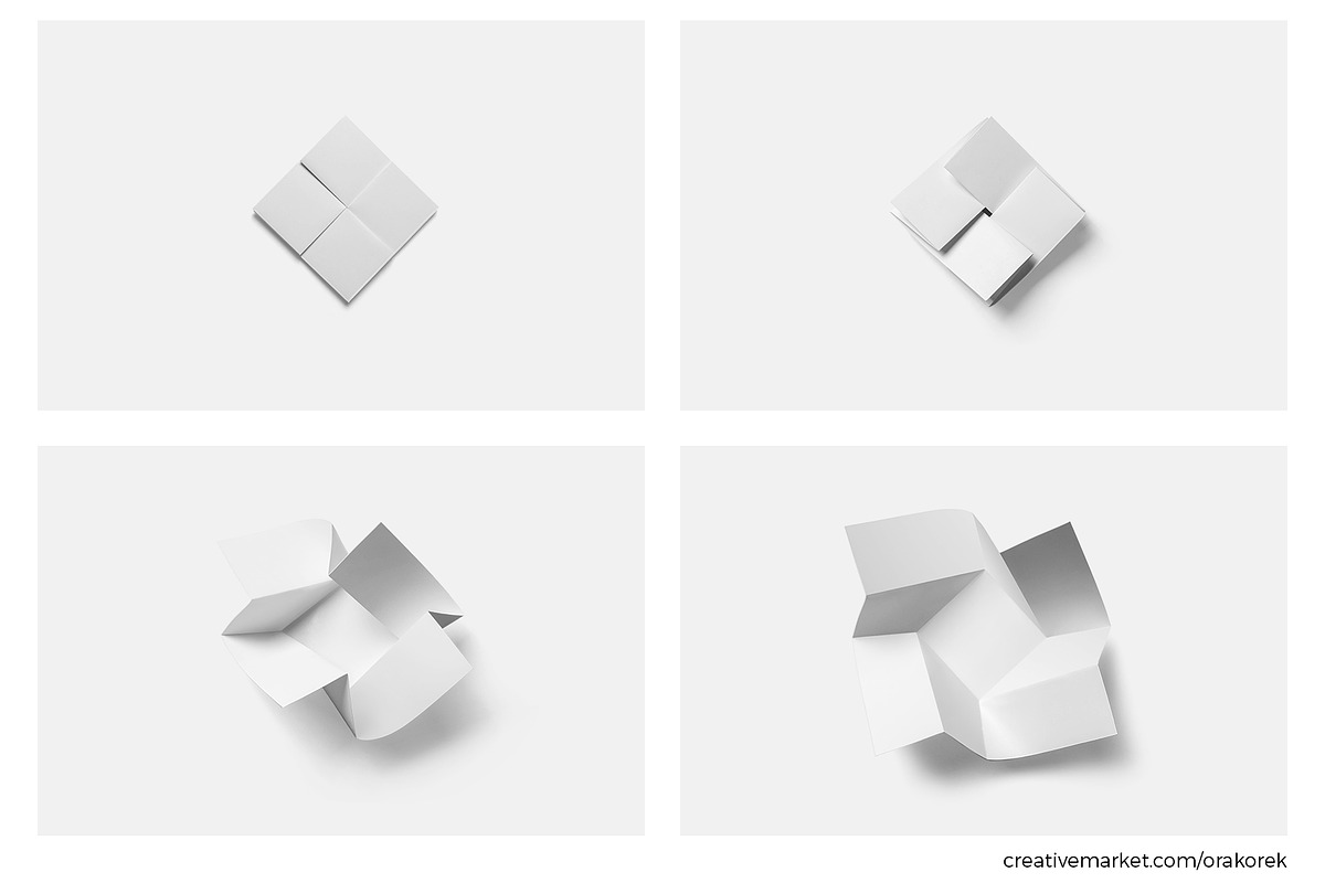 Square Twist Brochure Mockup