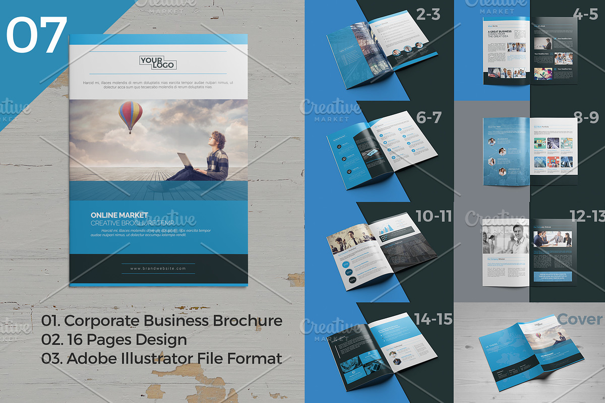 10 Multi-pages Brochure -Big Bundle, a Brochure Template by Cristal Pioneer