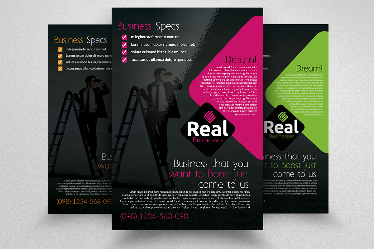 Business Marketing Flyer Template, a Flyer Template by Business Flyers