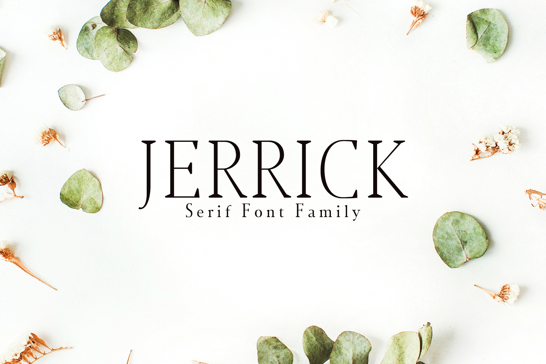 Jerrick Serif 6 Font Pack, a Serif Font by Creativetacos