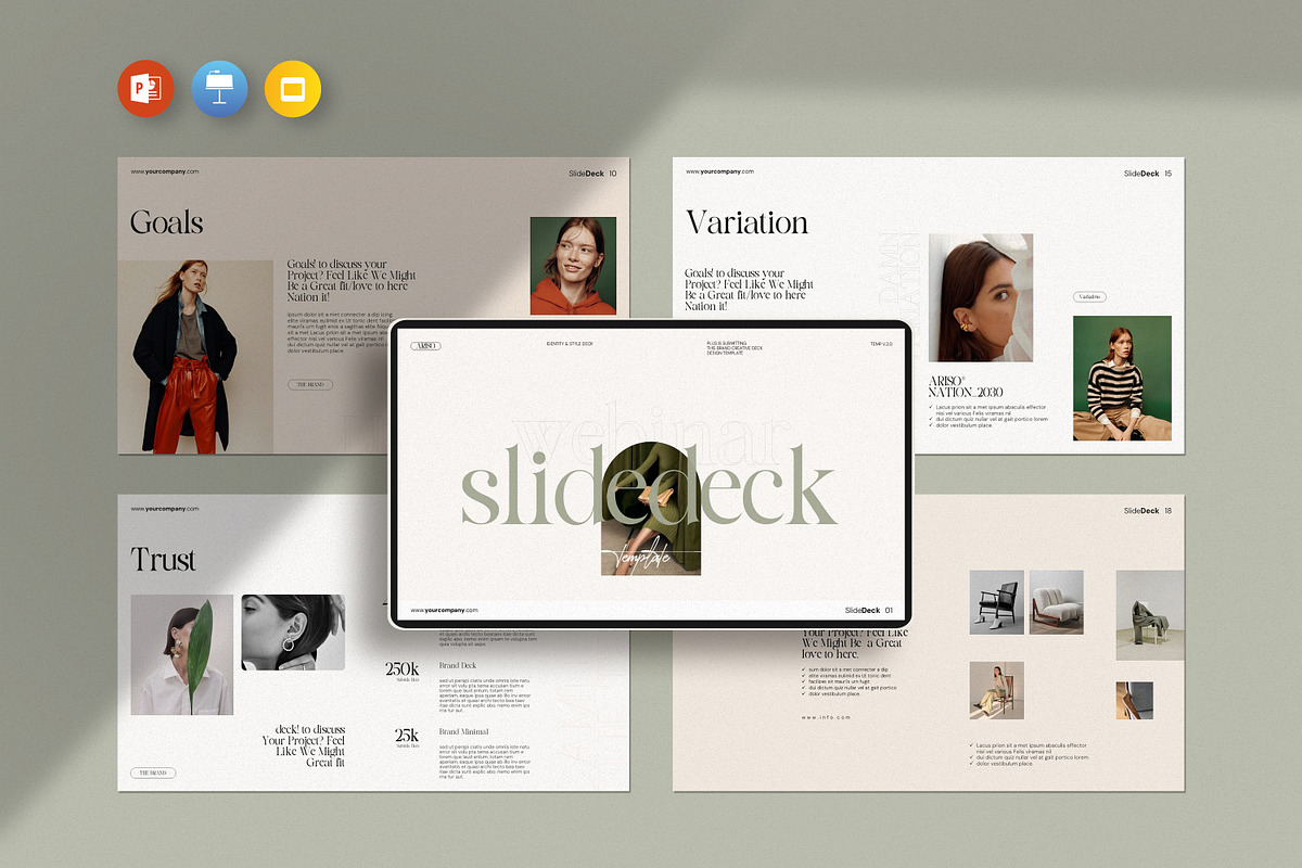 Ariso Slides Deck Template, a Presentation Template by evgenystudio