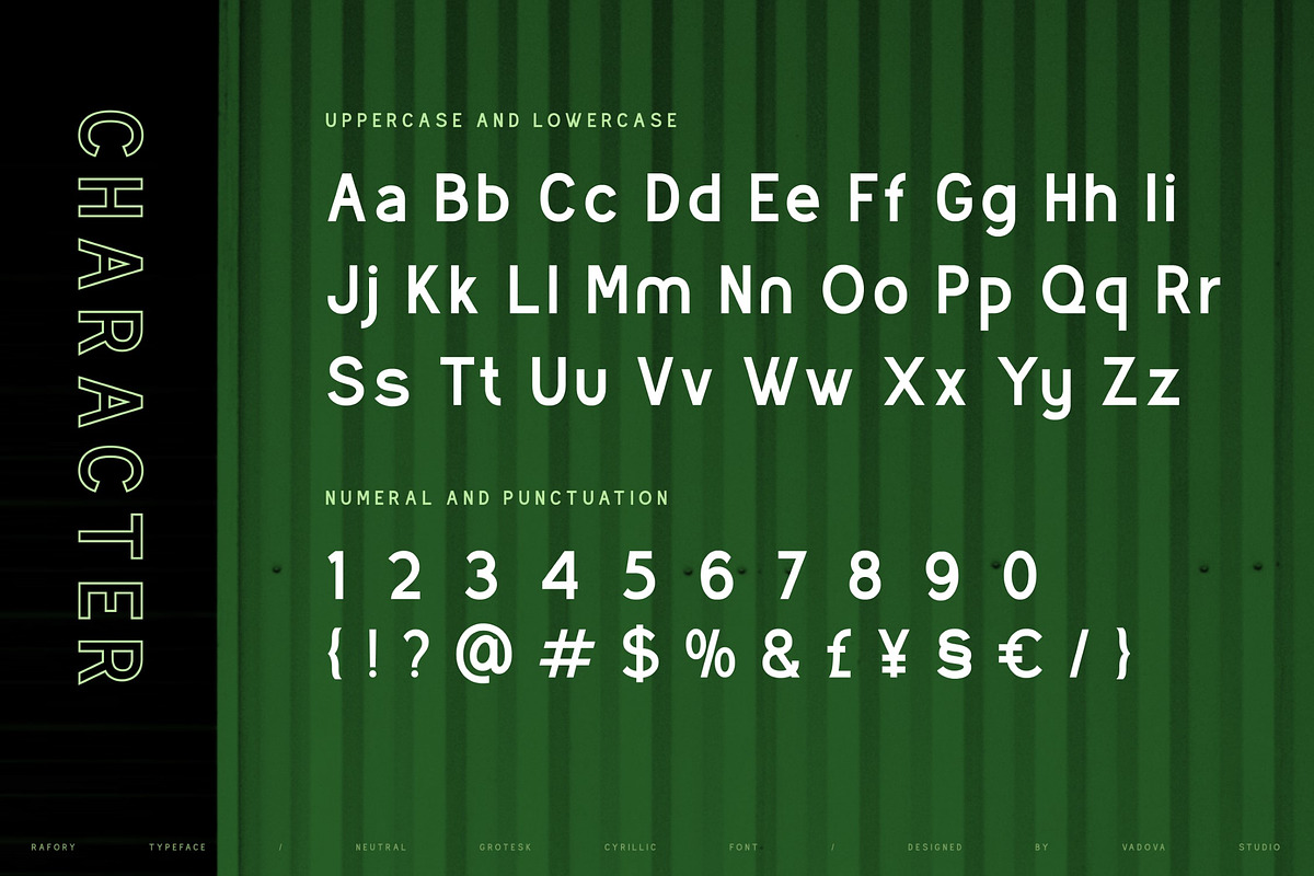 Rafory Grotesk Cyrillic Font, a Sans Serif Font by Vadovastd