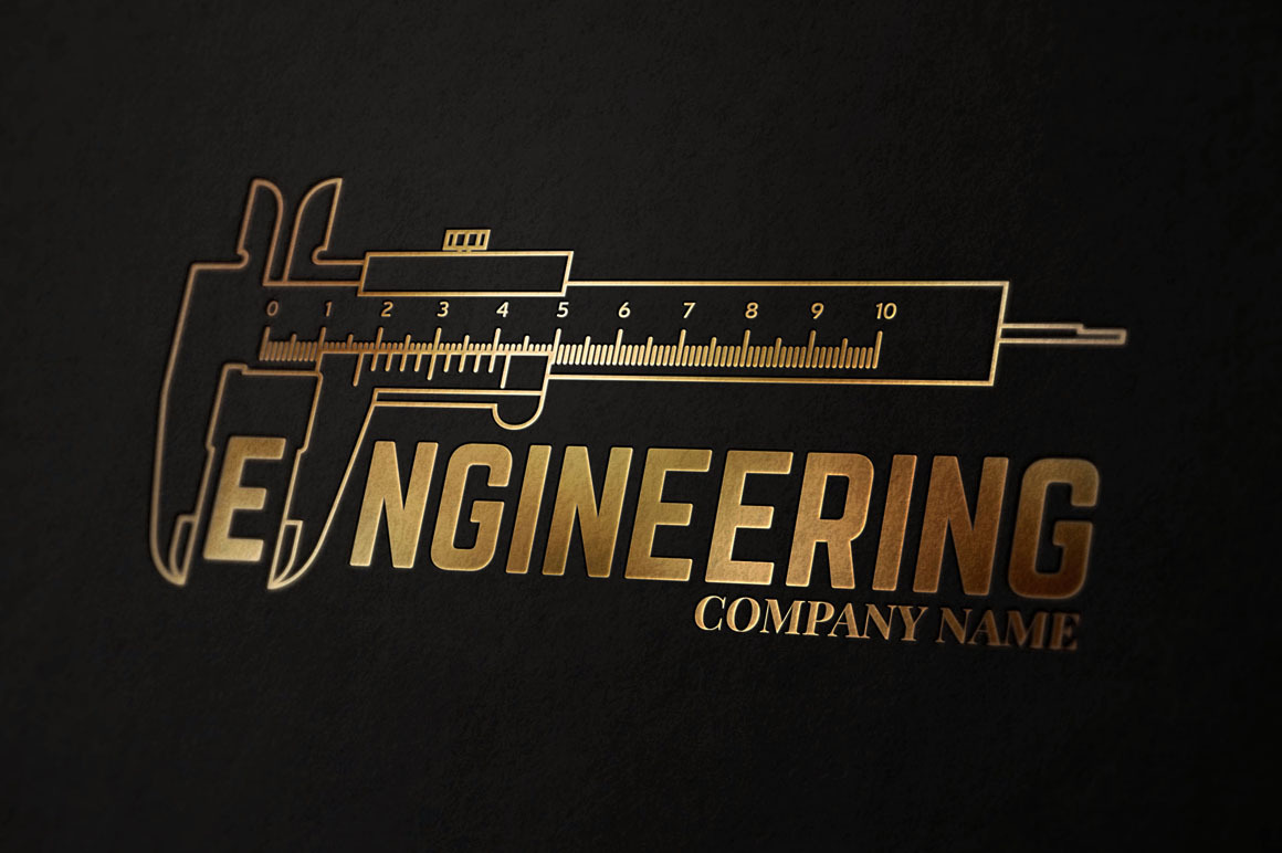 Engineering Company Logo Template, a Branding & Logo Template by sivVector
