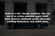 Rolla - Soft Vintage Typeface, a Serif Font by HipFonts
