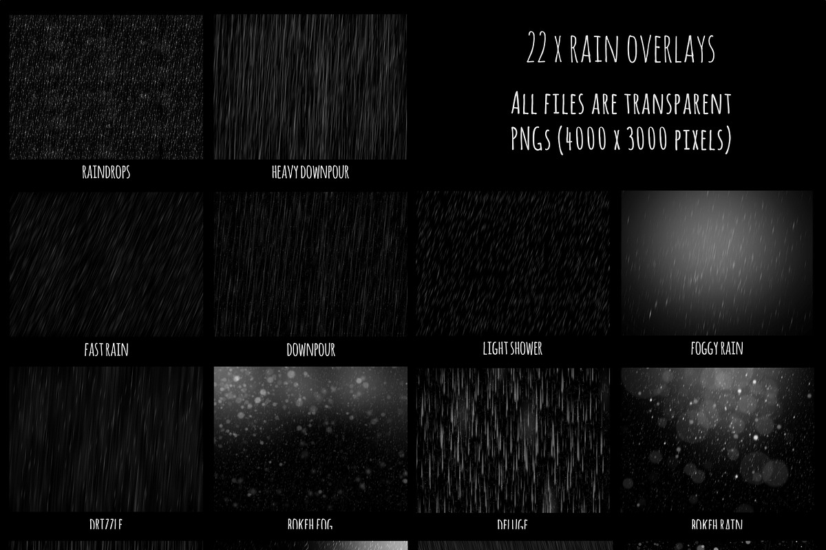 Weather Overlay Bundle, an Object Graphic by Paper Farms