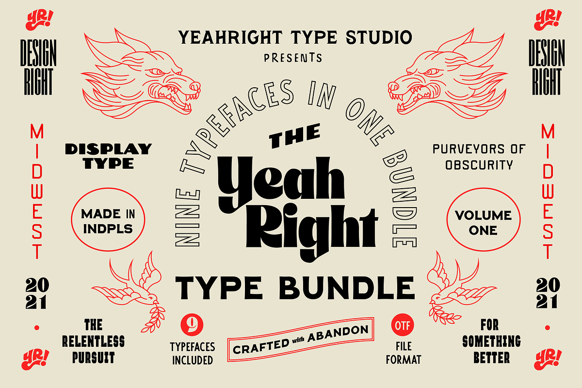 The Yeahright Type Bundle Vol. 1