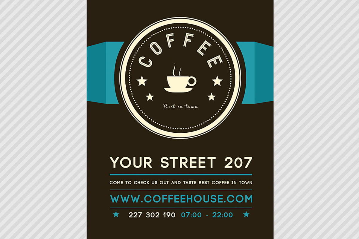 Coffee House Flyer PSD Template, a Flyer Template by M K GRAPHICS ...