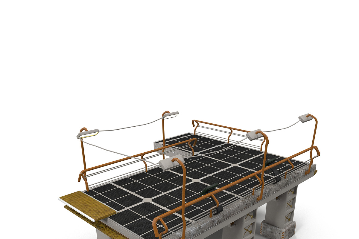 Sci fi platform, an Architecture 3D Model by AndrewWhite
