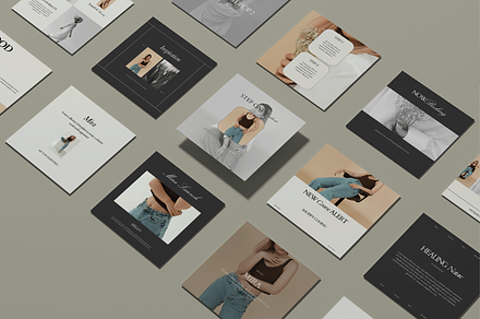 Zoe | 36 Canva Templates | Social Media Templates ~ Creative Market