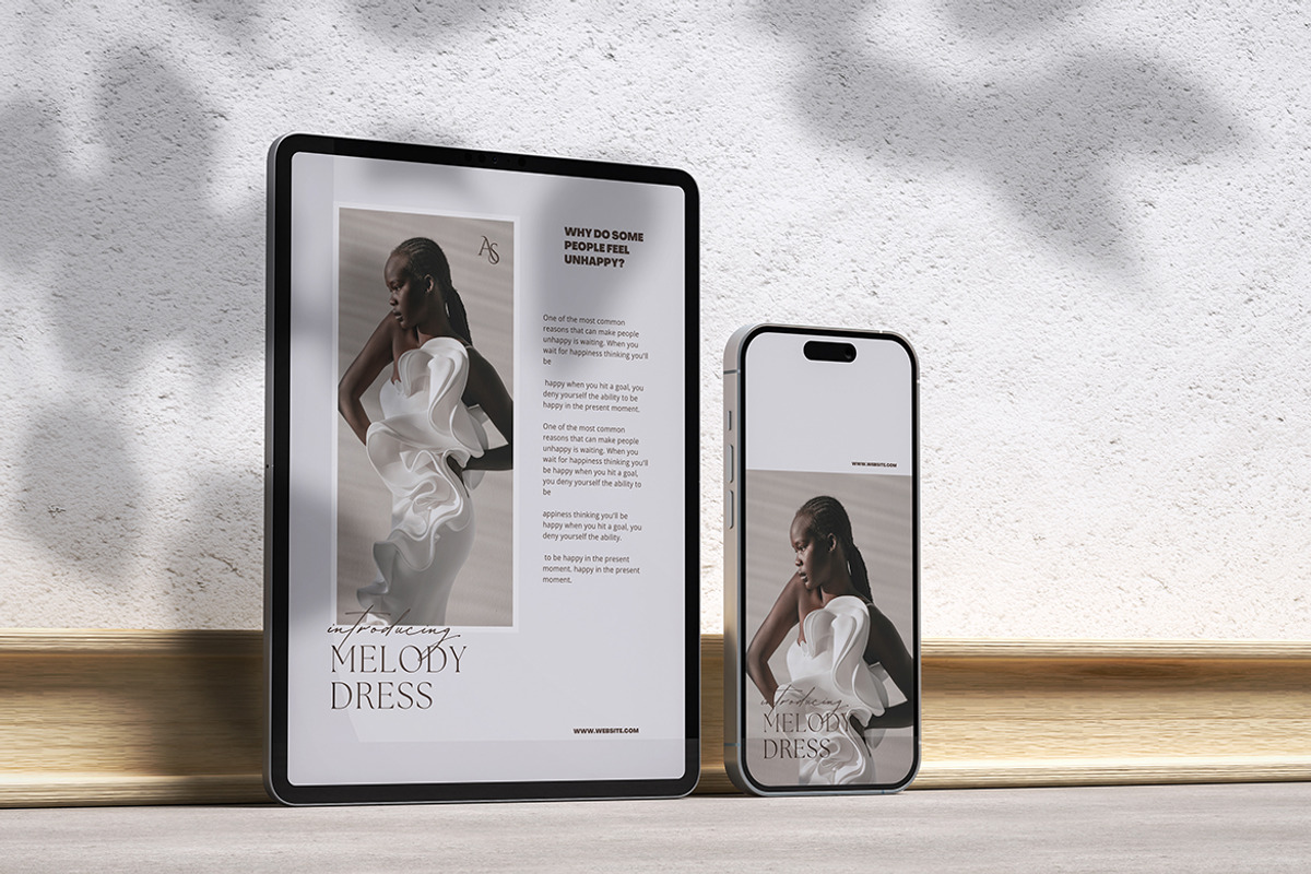 iPad and iPhone Mockup, a Wearable Device Mockup by graphicstory