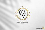 Wedding Monogram PG, a Branding & Logo Template by Monogram World