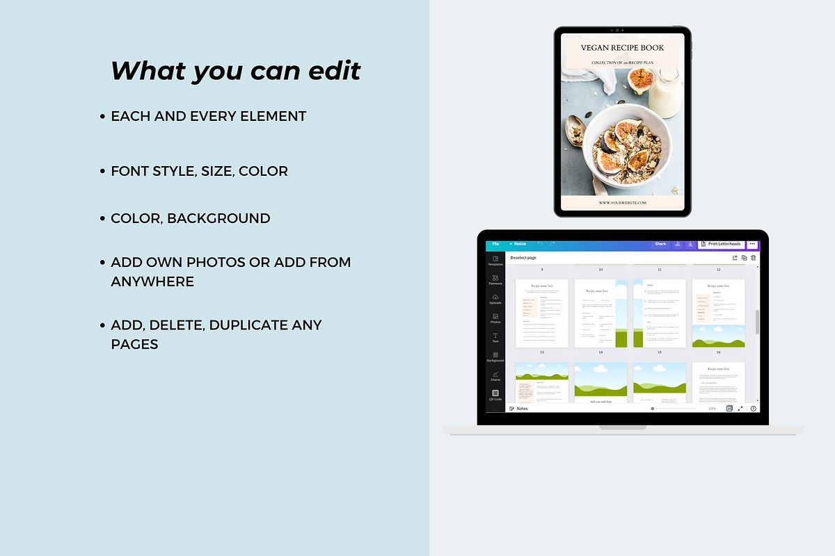 Canva Recipe Ebook Template