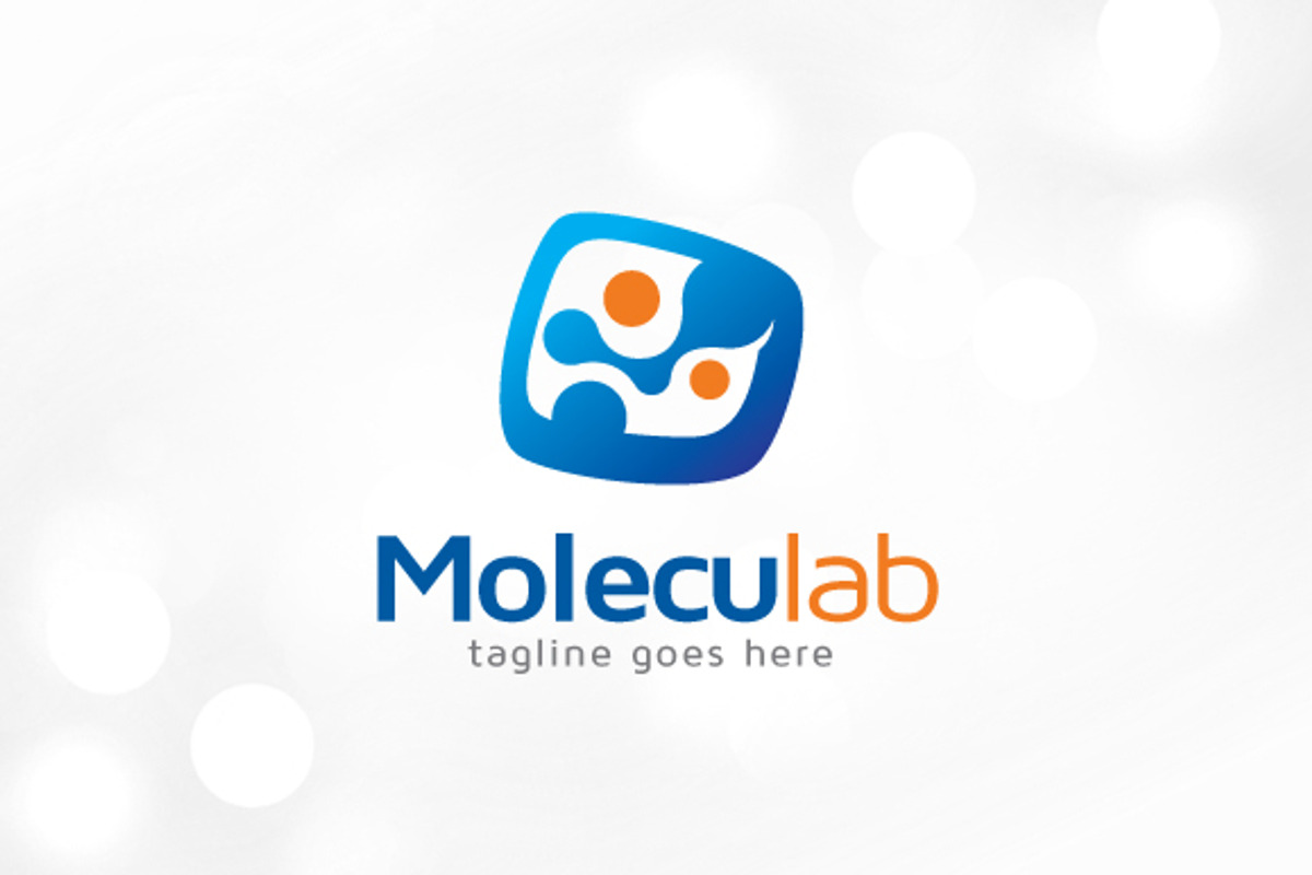 Molecule Lab Logo Template, a Branding & Logo Template by gunaonedesign
