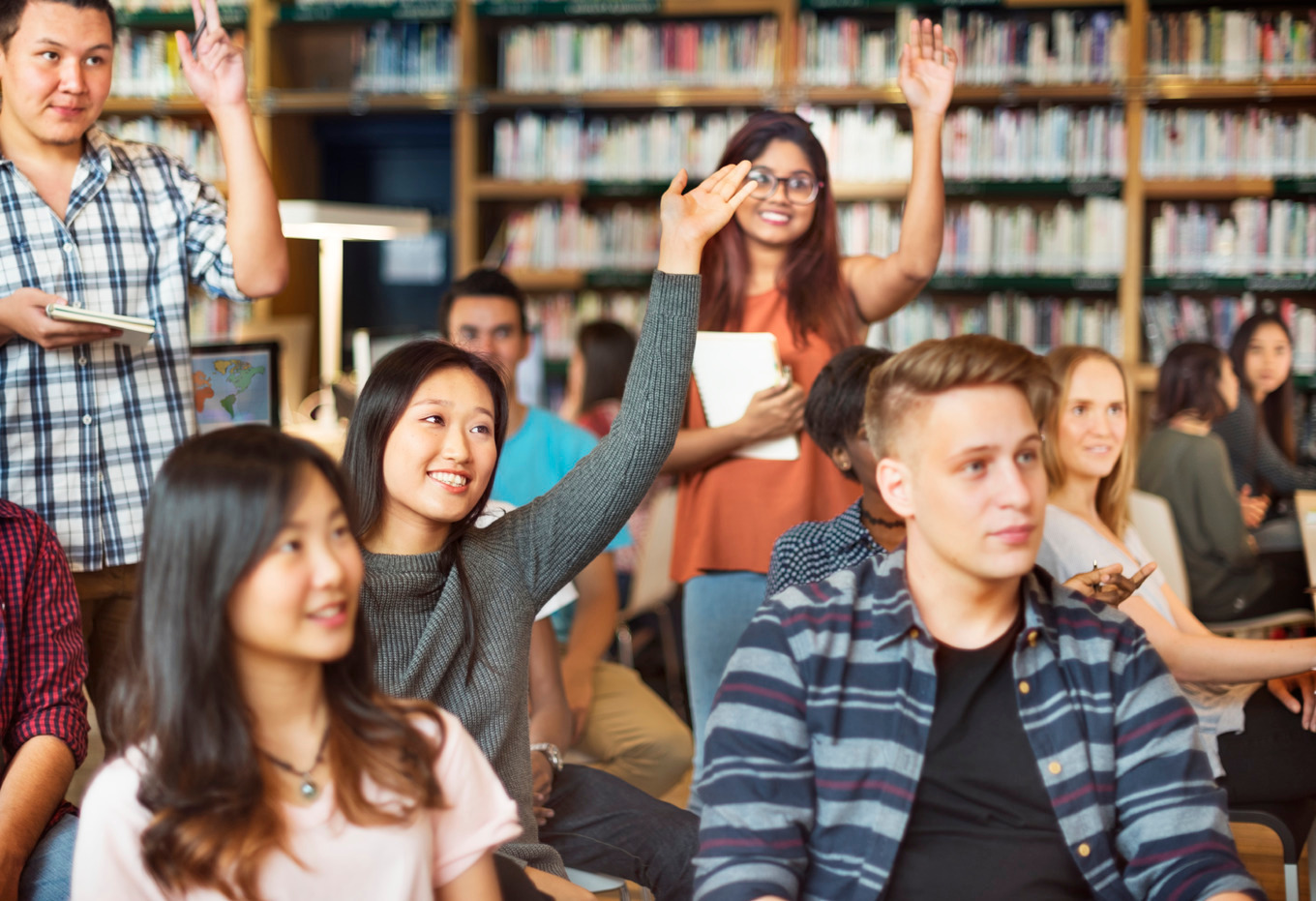 Diverse education featuring academic, audience, and back to school ...