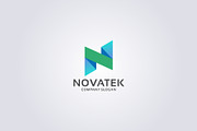 Novatek Letter N Logo | Branding & Logo Templates ~ Creative Market