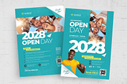 College Open Days Flyer Template, a Flyer Template by BrandPacks