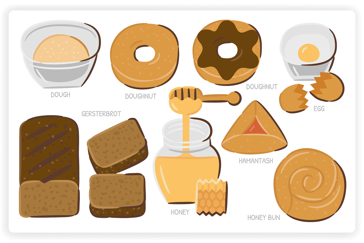 69 Bread Elements, an Object Graphic by monkik