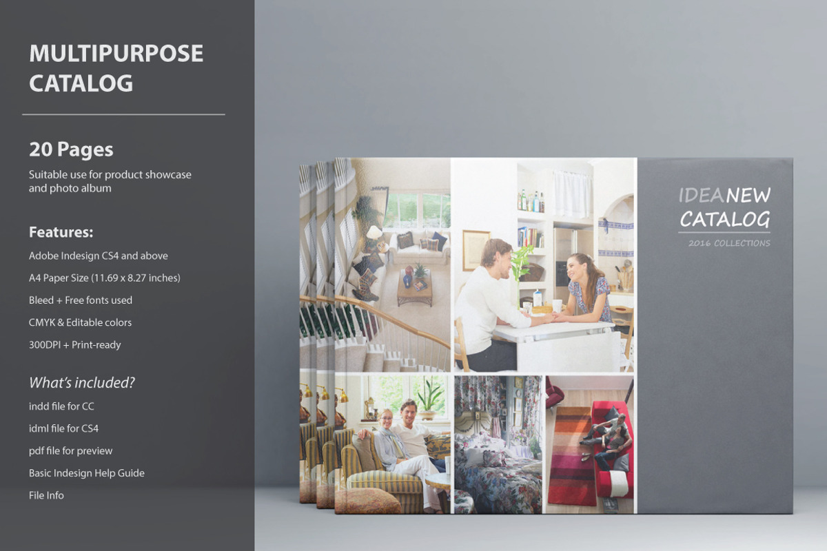 Idea Catalog Template, a Brochure Template by voryu