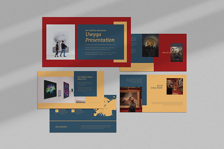 Norea : Art Gallery Powerpoint, a Presentation Template by punkl.