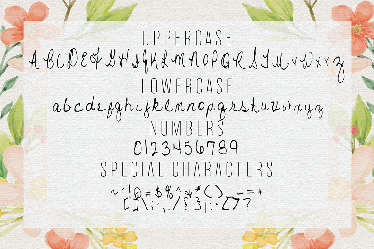 Rebecca OTF Font, a Script Font by Hunt Family Design | Creative Market