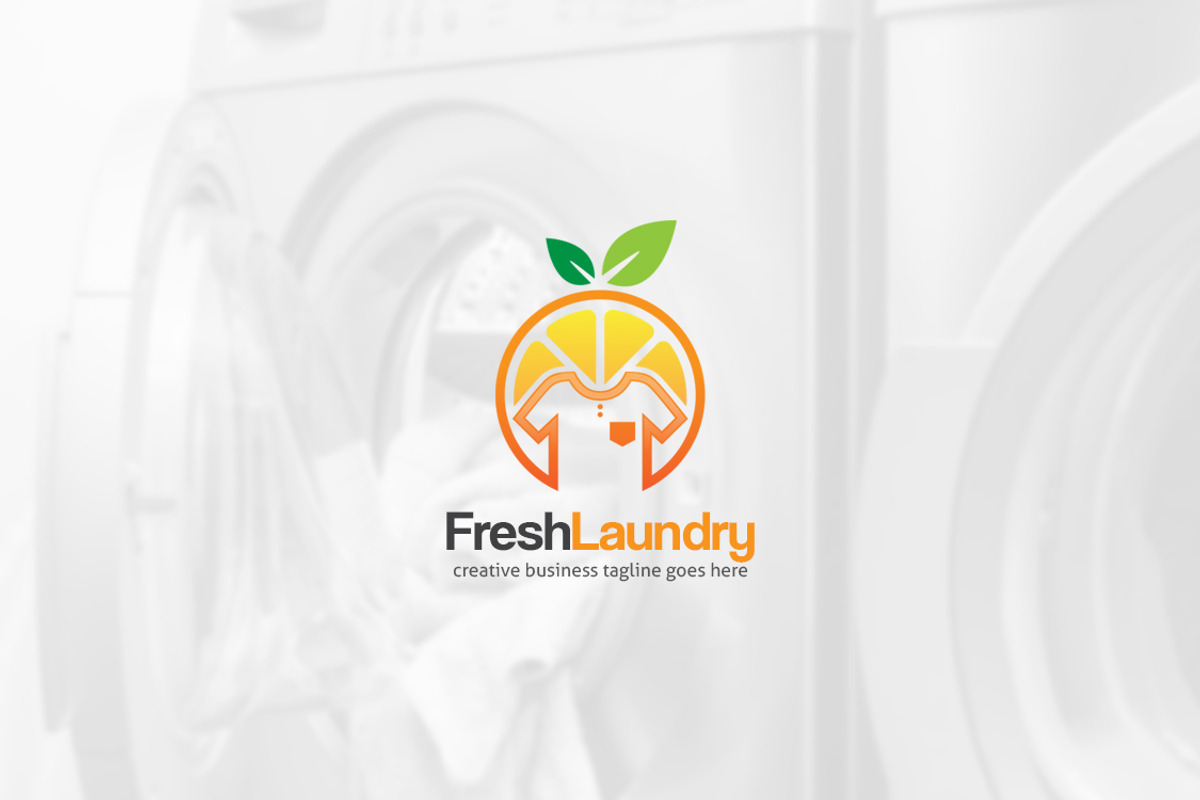Fresh Laundry Logo, a Branding & Logo Template by Slim Studio ...