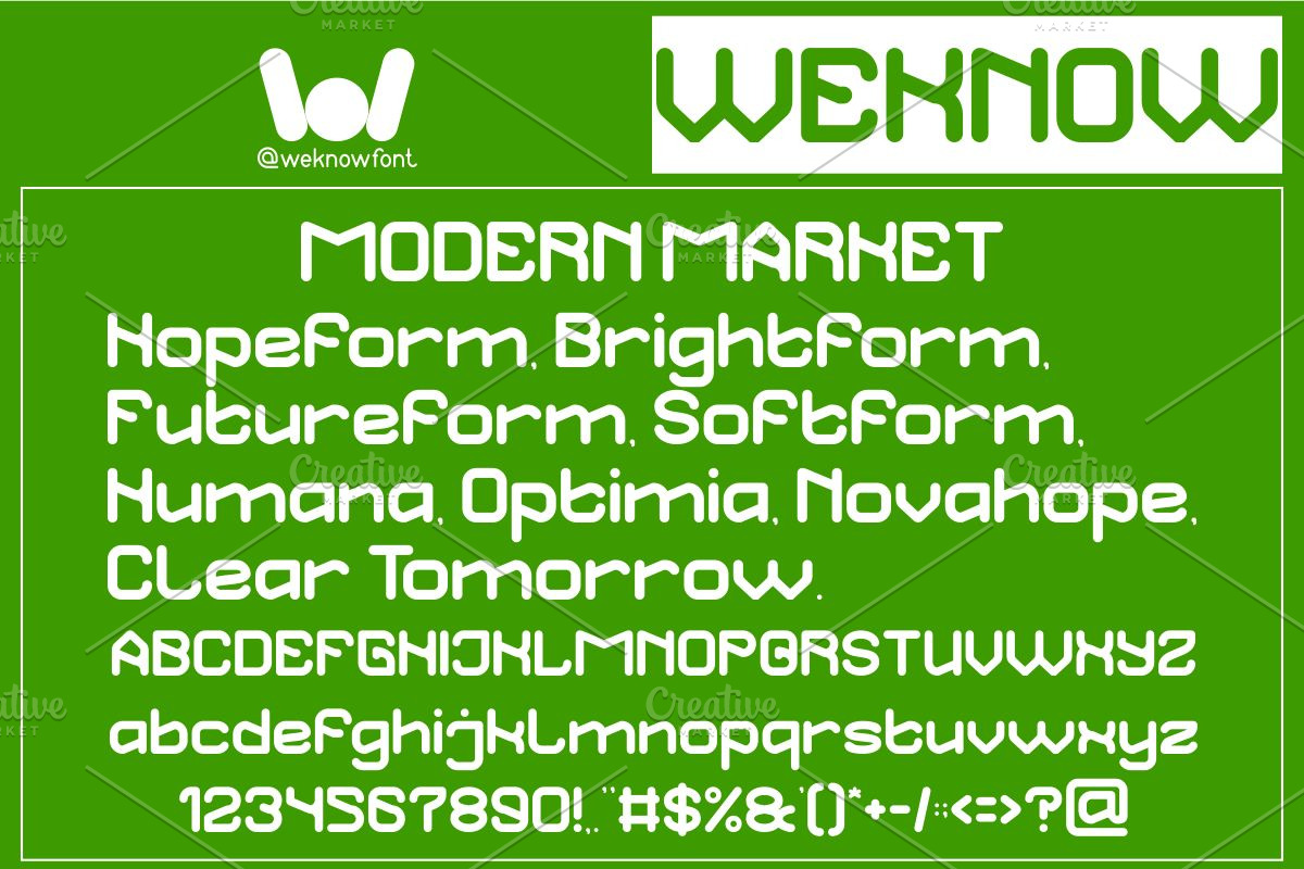 Optimistic Future font