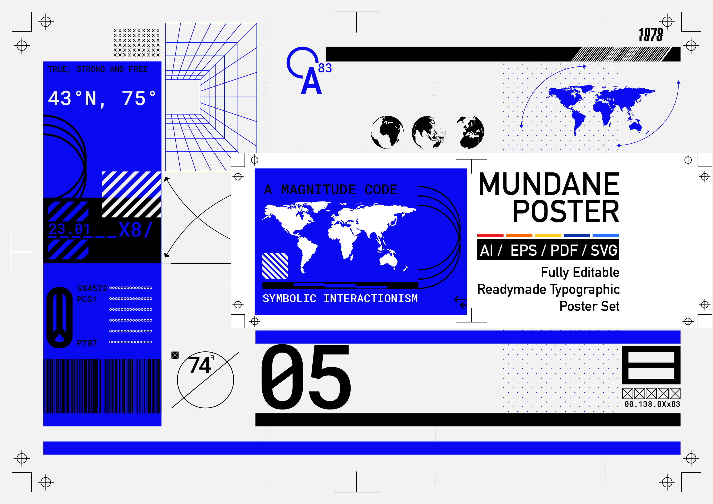 UTILITY GRAPHIC SET ( MUNDANE )