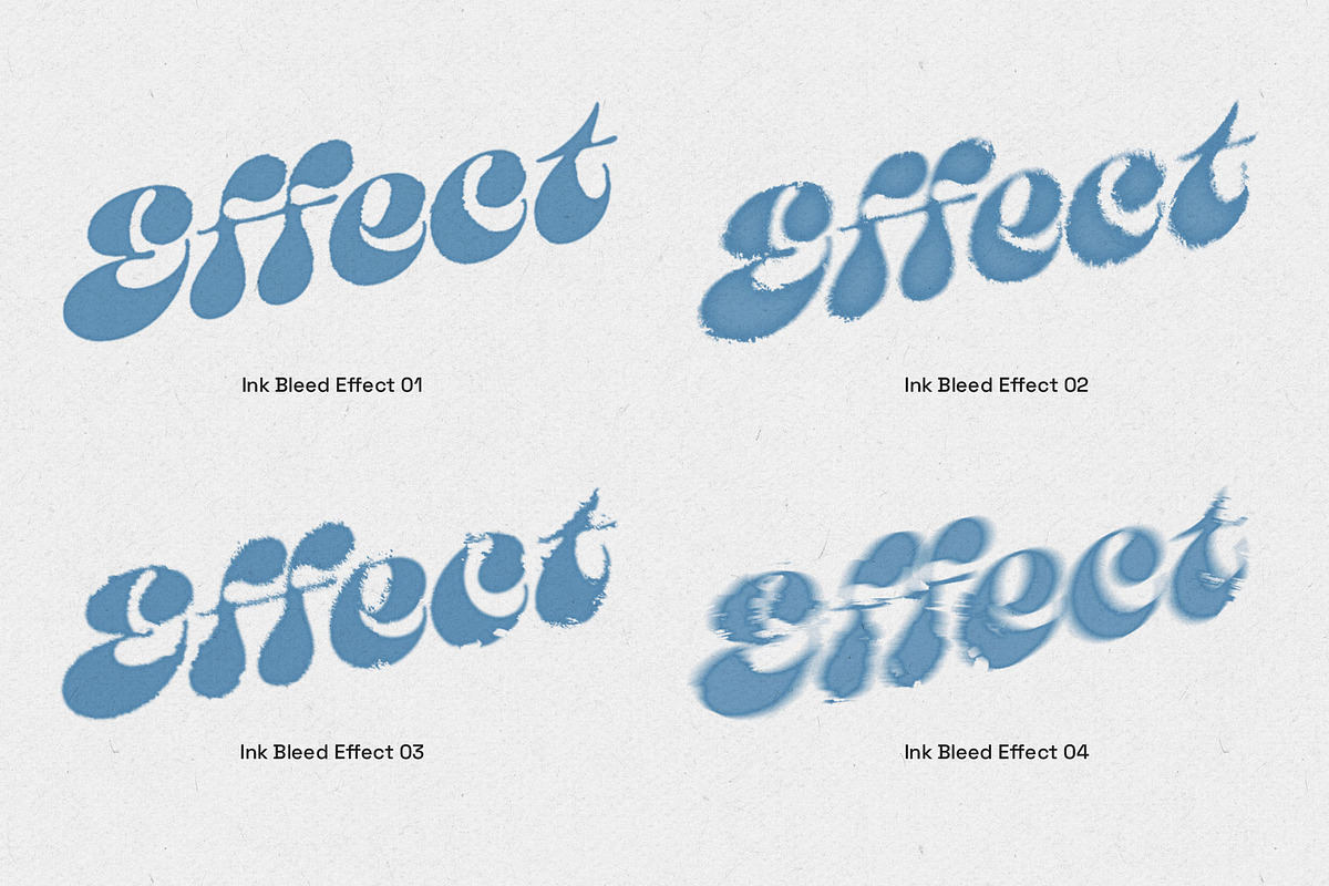 Ink Bleed Effects & Stamp Mockups, a Mockup by Creative Veila