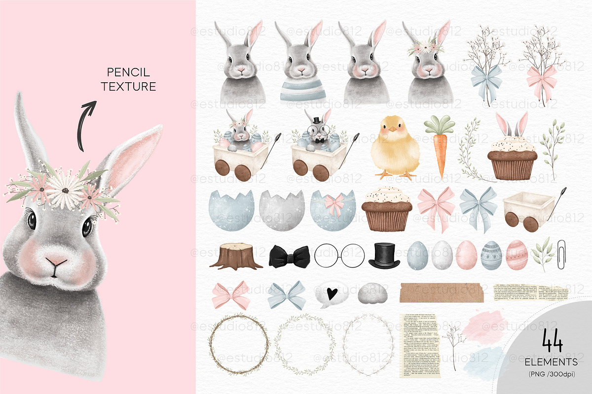 Magic Easter, an Illustration by Estudio 812