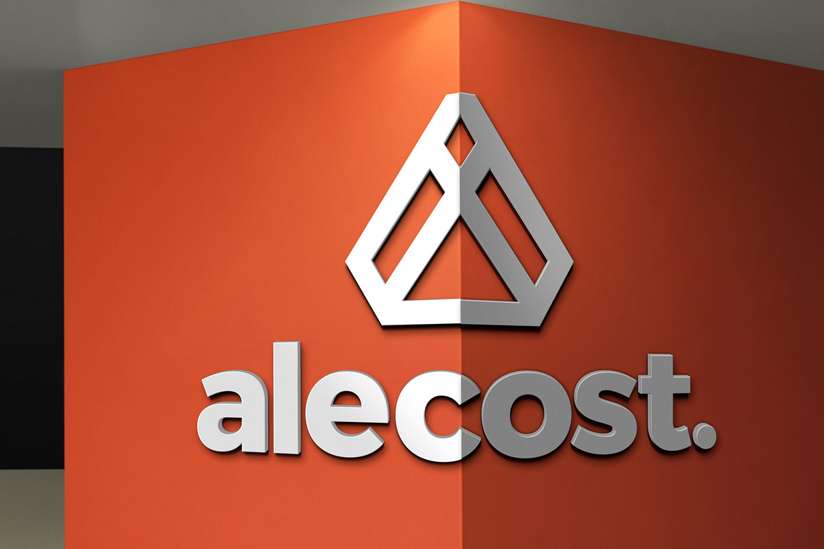 Corner Signage Logo Mockup, a Product Mockup by GfxFoundry