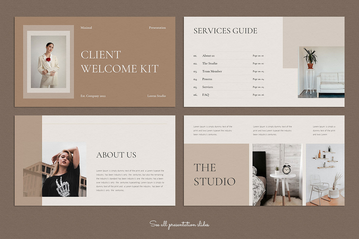 Client Welcome Kit Presentation, a Presentation Template by TemplatesForest