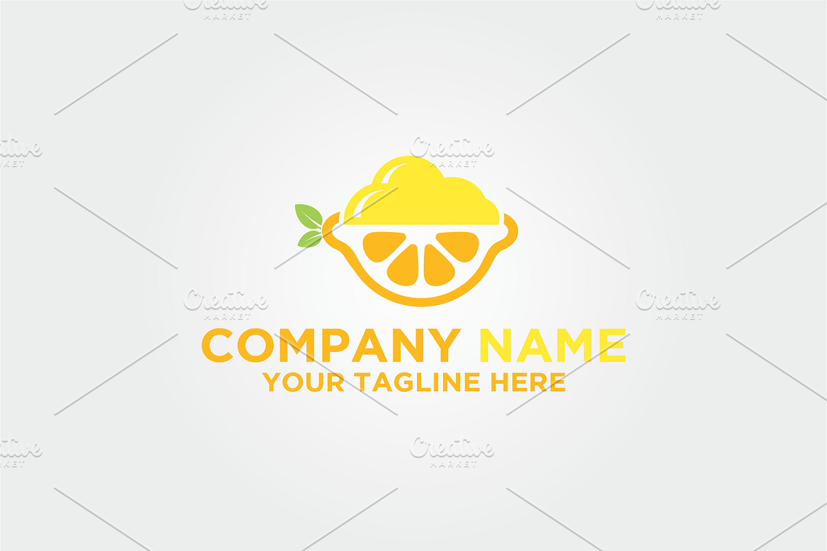 Lemon cloud Logo, a Branding & Logo Template by REDVY CREATIVE