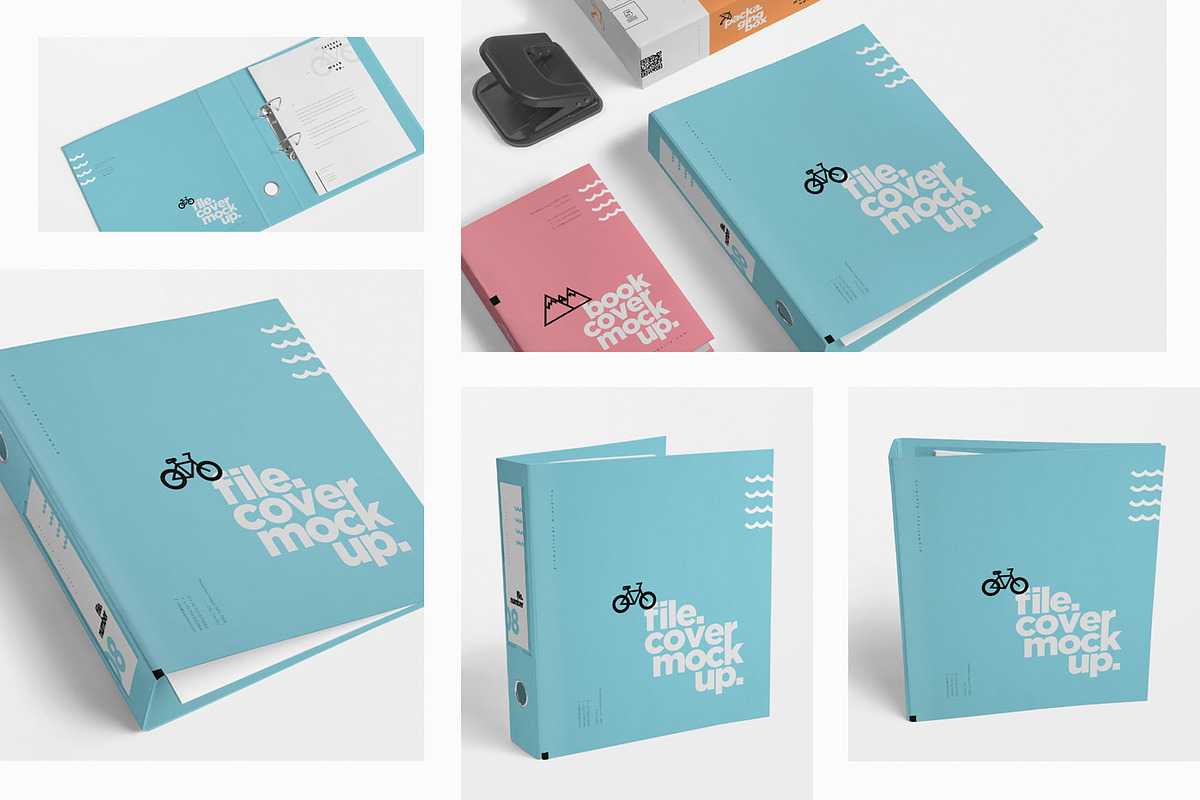 Box file Mockups, a Packaging Mockup by GfxFoundry