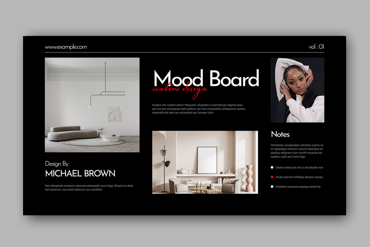 Mood Board Presentation Template