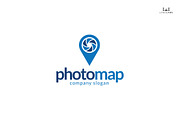 Photo Map Logo, a Branding & Logo Template by LogoLabs