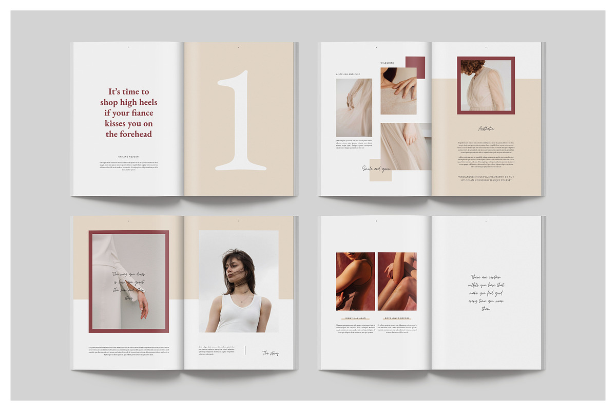SPRING Editorial Lookbook, a Magazine Template by Arif Tri Ananta