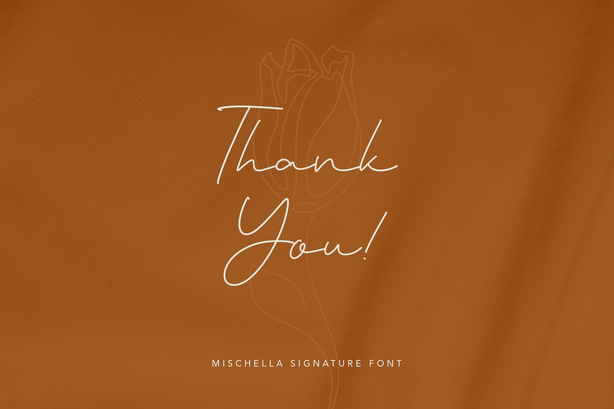 Mischella Stylish Signature Font, a Script Font by peterdraw