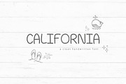 California - Handwritten Sans Serif, a Sans Serif Font by ChiraaDesign