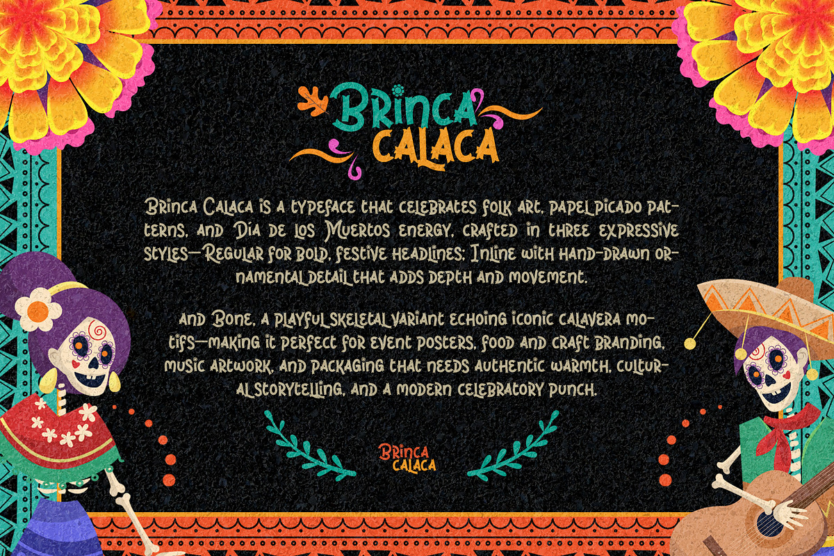 Brinca Calaca - Mexican Display Font