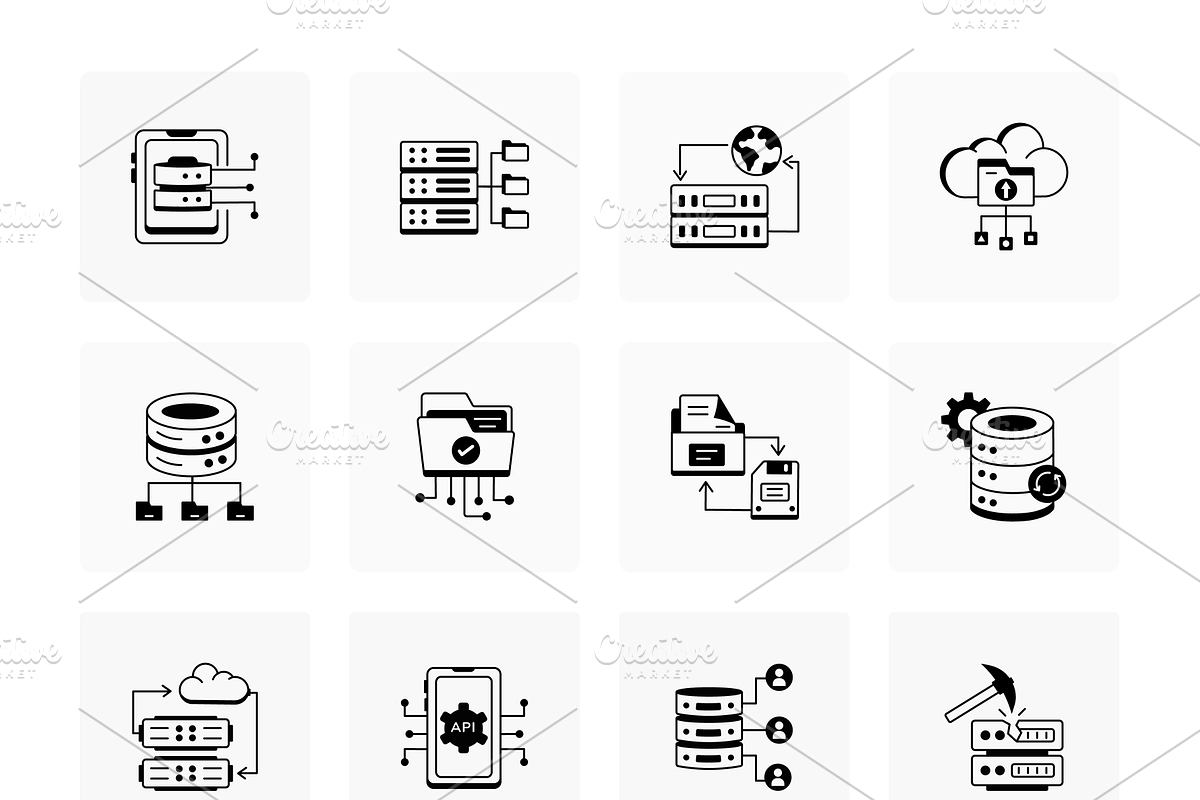 Animated Database Icons