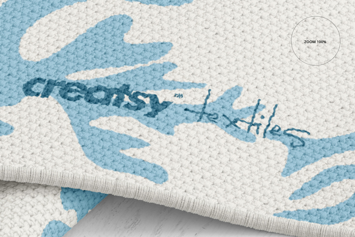 Woven Rug Mockup Set, a Household Mockup by creatsy2