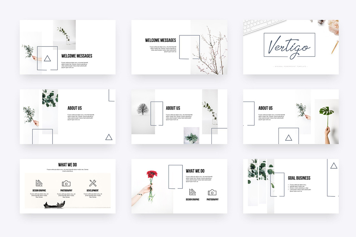 Vertigo Powerpoint Template, a Presentation Template by Masdika Studio