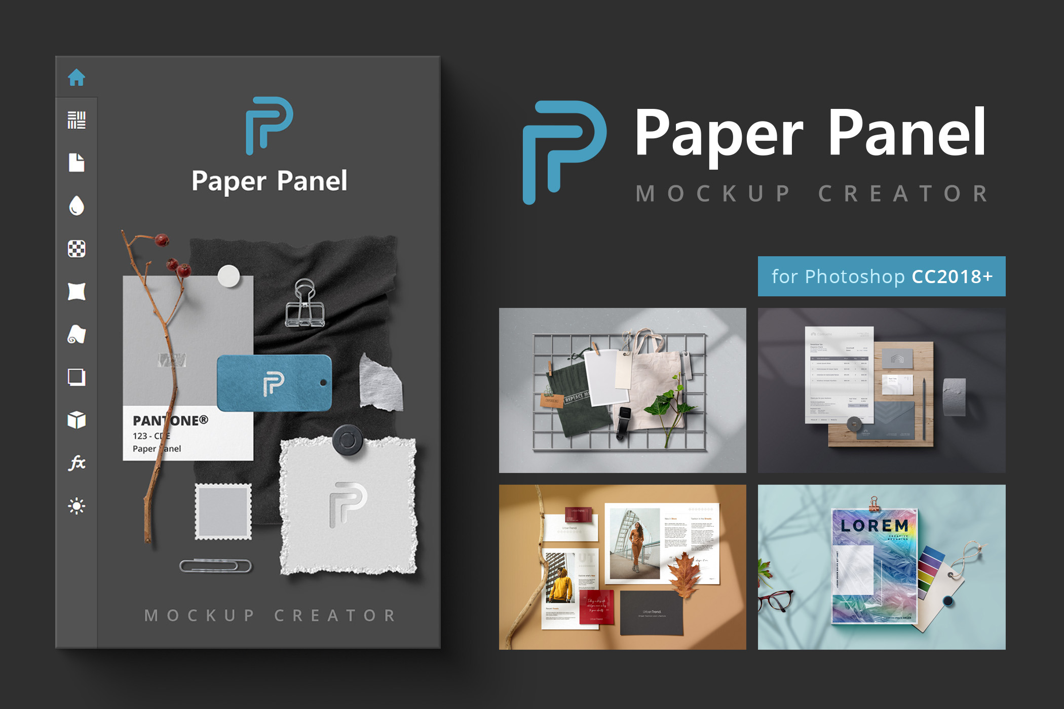 Paper Panel - Mockup Creator, a Product Mockup by h3design