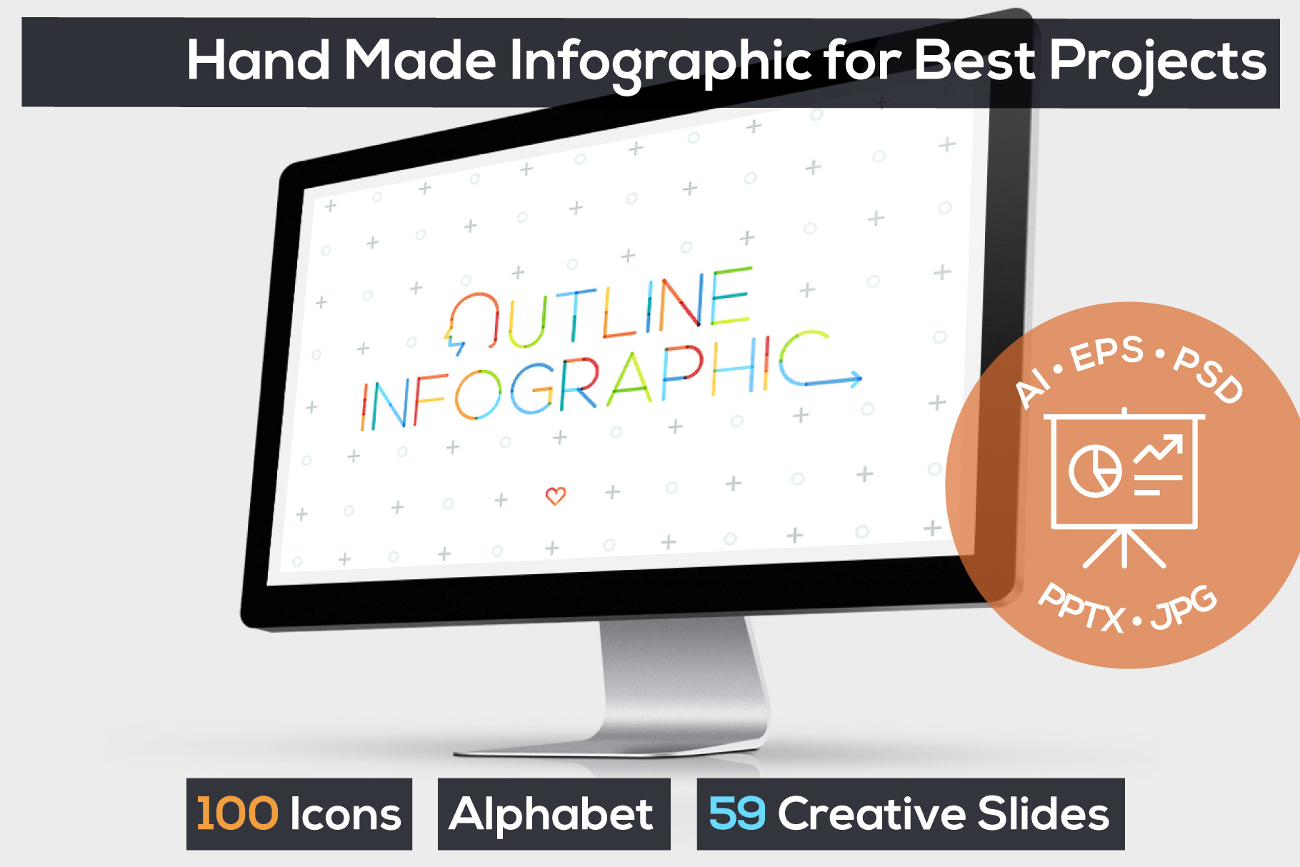 Outline Infographic v.2, a Presentation Template by Andrew Kras Design