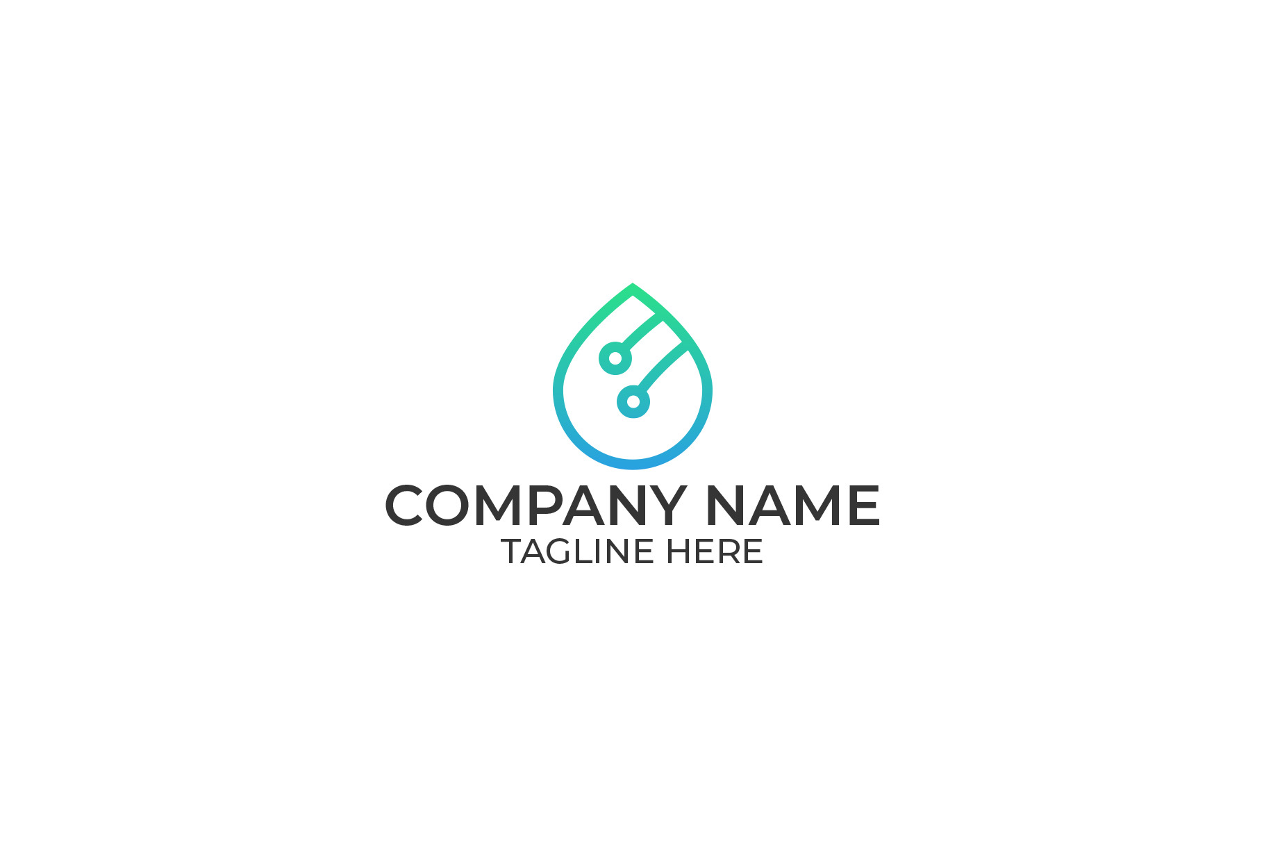 Water Tech Logo, a Branding & Logo Template by GranzCreative