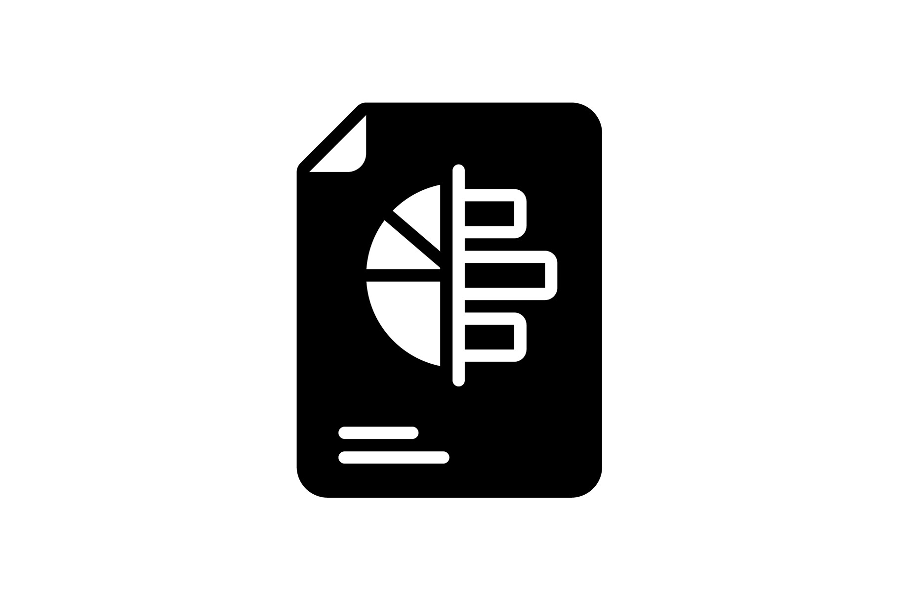 Reports statistics icon, an Icon by Creative priyanka