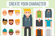 Character elements creator vector, a Graphic by Vectorstockersland